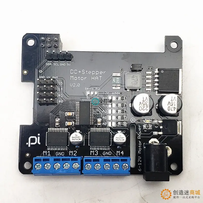 SNA105 树莓派3扩展板RaspberryPi HAT树莓派电机驱动板 | 创造迷DIY配件商城-还不错创客